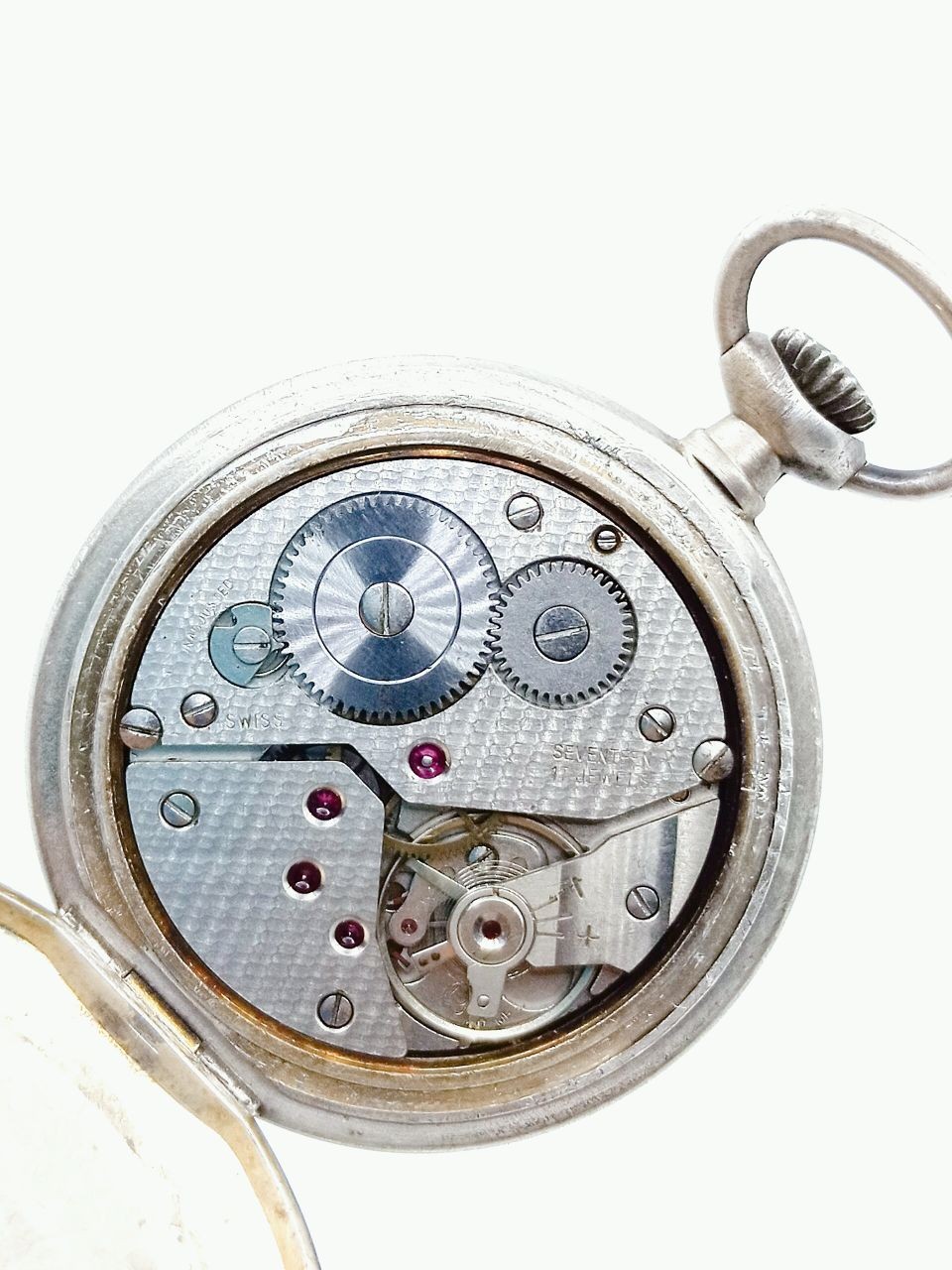 Try Collect | Ancre ligne droite 17 rubis pocket watch